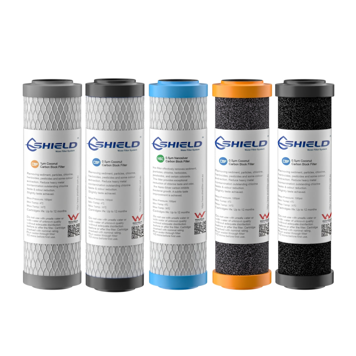 10” x 2.5” Carbon | Shield Water Filter