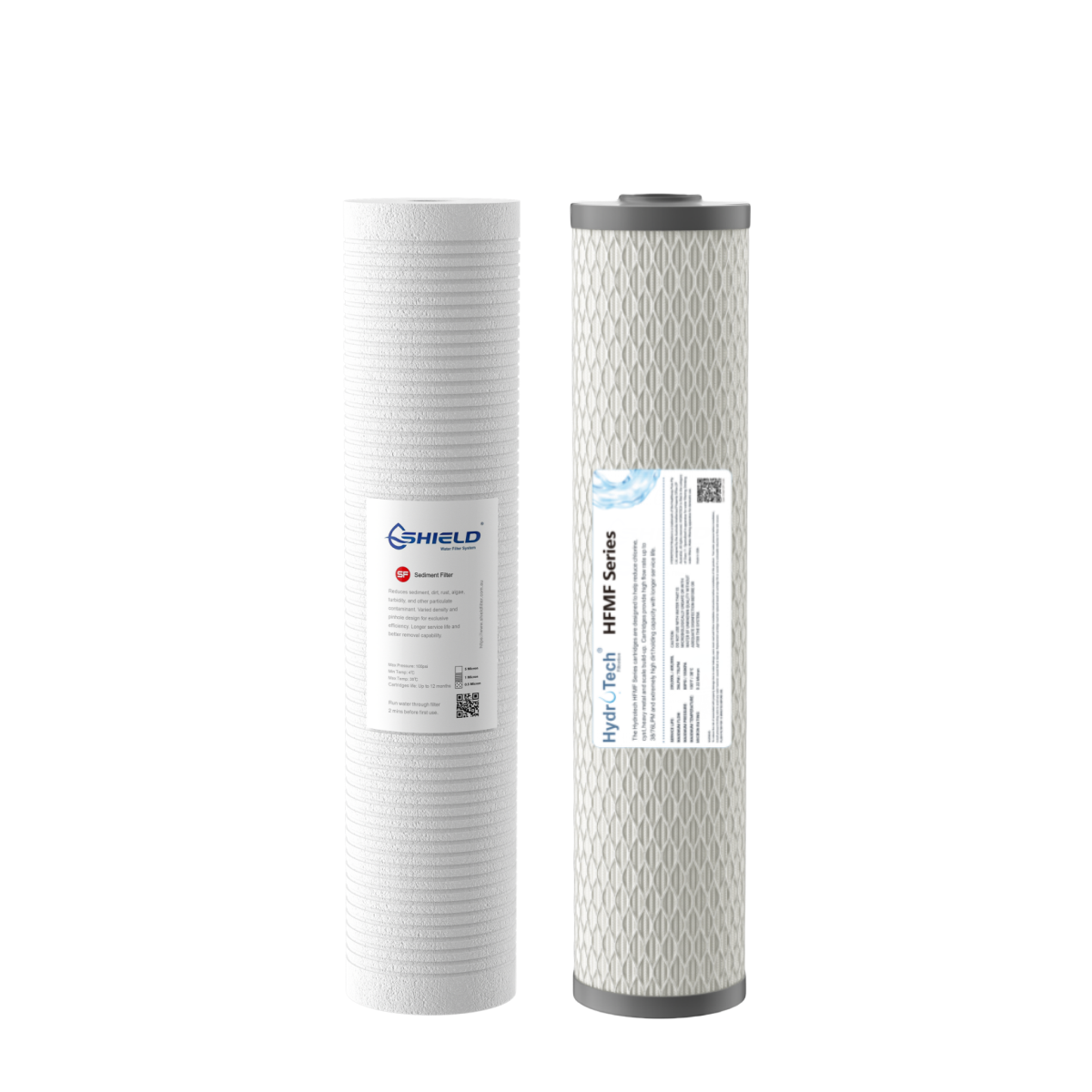 20” x 4.5” Big Blue Whole House Water Filter Replacement Cartridges ...
