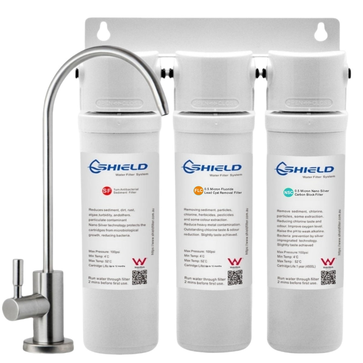 PLATINUM Twin Undersink Water Filter System | Shield Water Filters